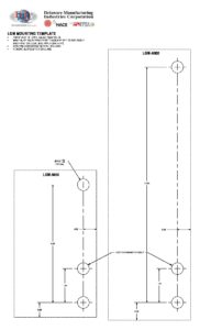 MOUNTING TEMPLATE - DMIC