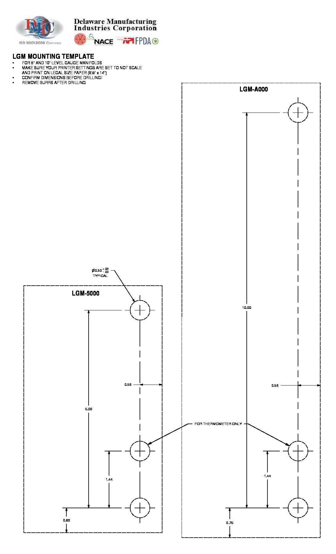 MOUNTING TEMPLATE – https://www.dmic.com